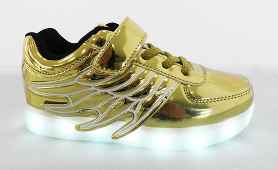 Shinning PU Light Up Smart Casual Shoes For Men , Lightweight
