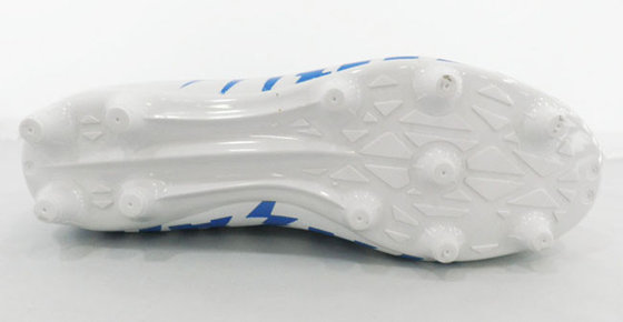 Firm Ground Kids Outdoor Soccer Cleats Shoes Custom White Anti Skid