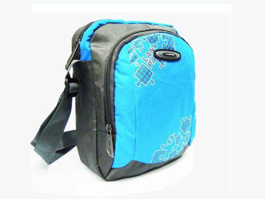 Blue Mens Nylon Sports Bag