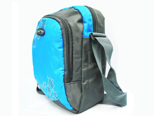Blue Mens Nylon Sports Bag