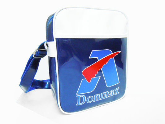 Blue White Shoulder Nylon Sports Bag