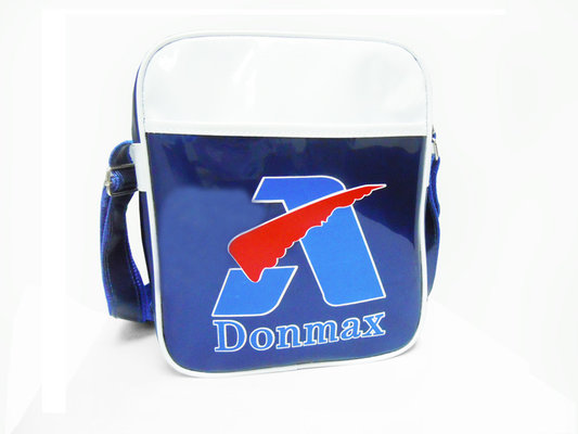 Blue White Shoulder Nylon Sports Bag