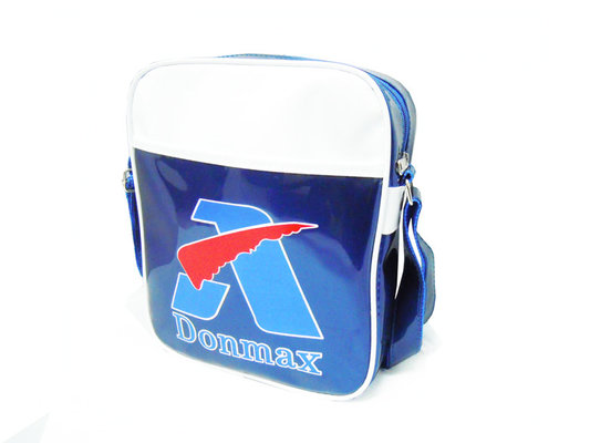 Blue White Shoulder Nylon Sports Bag