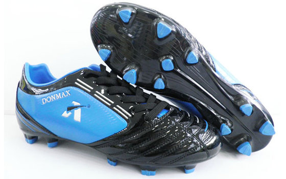 Blue / Black Outdoor Soccer Cleats Soccer Shoes For Boys / Girls
