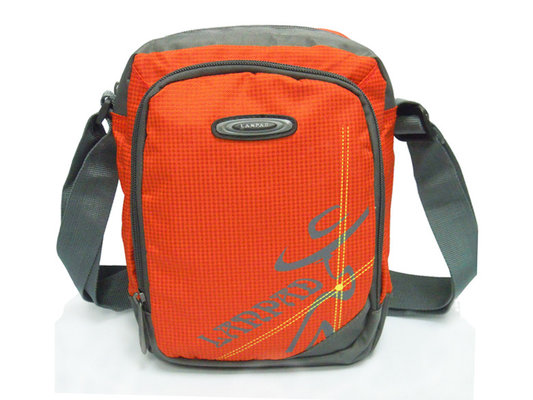 Orange Side Nylon Sports Bag For Men / Women / Ladies Design Bag