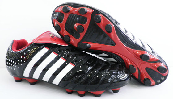 Donmax Outdoor Soccer Cleats With TPU / RB , Blue / Black / Red Shoes