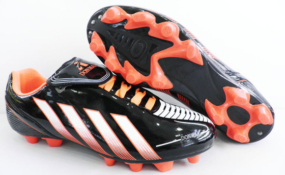 Men Rubber Sole Outdoor Soccer Cleats , Football Shoes With Red / Yellow
