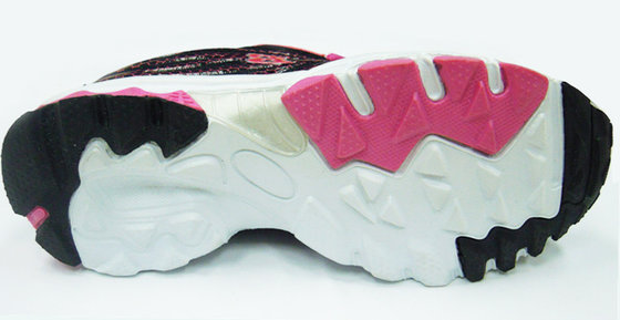 Women Pink & Black Sport Running Shoes size 30 - 46 For Running / Exercise