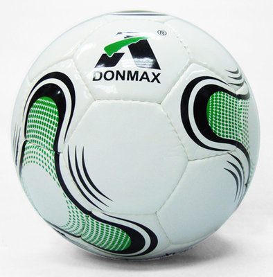 Hand Stitching PU Soccer Balls Rubber Bladder Dia. 22CM For Indoor