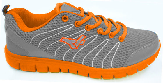 Blue / yellow Sport Shoes Exporter MD Outsole PU + Mesh For Women / Men