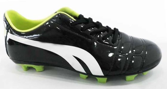 Firm Groud Men's PU Upper Better Support Flexible TPU Outsole absorb shock Cleats