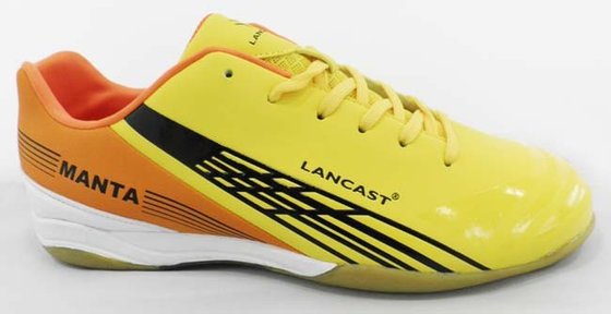 Indoor Outdoor Yellow Soccer Shoes Rubber Outsole Lightweight