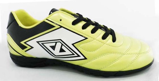 Waterproof  Shock-absorbing Mens Soccer Turf Shoes With PU Upper/RB Outsole