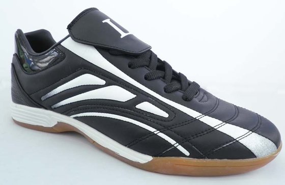Classic Size 32, Size 41 Light Yellow PU Leather Youth Running Football Turf Shoes