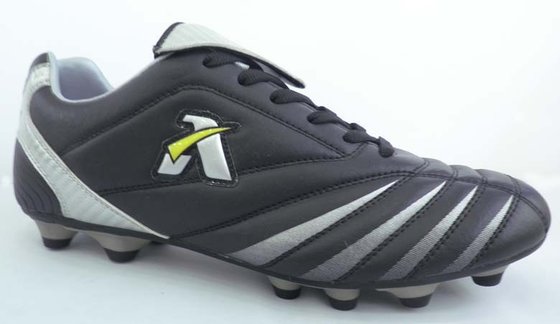 black Youth Wholesale Soccer Shoes , Hard Ground Exercise Soccer Cleats