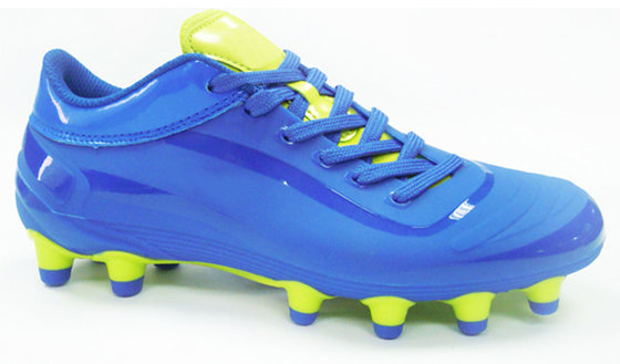 Red Waterproof Mens Football Boots , TPU Outdoor Soccer Sneakers