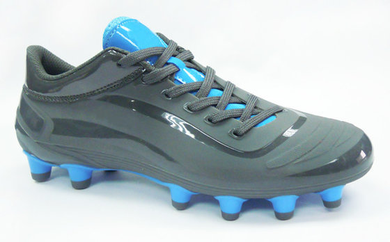 Red Waterproof Mens Football Boots , TPU Outdoor Soccer Sneakers