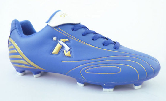 Red / Blue Artificial Spring Indoor Outdoor Soccer Shoes Size 45 / 41 For Men