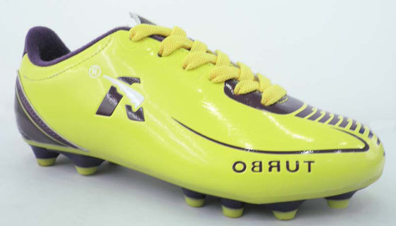 Light Blue /purple/yellow Childrens Soccer Shoes Professional for Firm-Ground for men