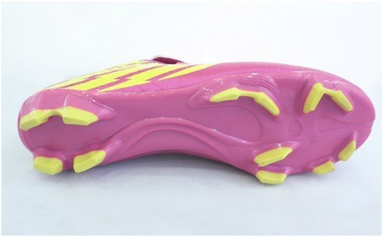 Pink Mens women kids Football Boots pu upper TPU outsole outdoor soccer shoes