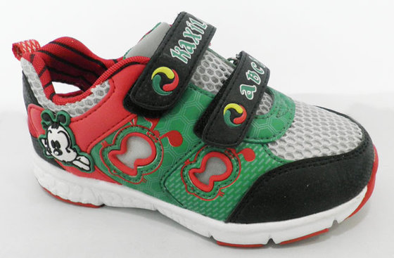 Children Sport Running Shoes , Colorful PU Mesh Upper Running Sports Shoes