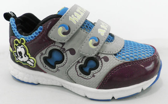 Children Sport Running Shoes , Colorful PU Mesh Upper Running Sports Shoes