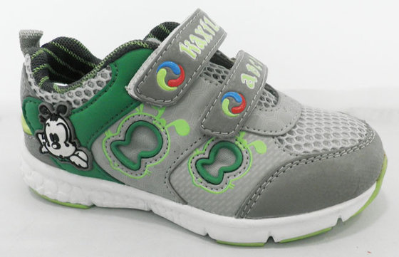 Children Sport Running Shoes , Colorful PU Mesh Upper Running Sports Shoes
