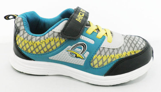 Spring Blue Trail Running Shoes PU Upper EVA Outsole for Kids