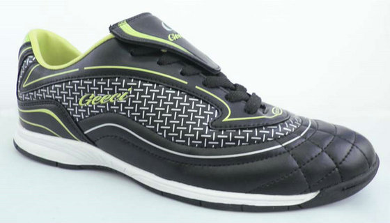 Donmax new style branded outdoor PU soccer shoes good outdoor PU soccer shoes
