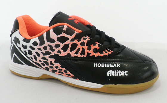 Waterproof Indoor Soccer Shoes , Spring Rubber Flat Sole Soccer Cleats