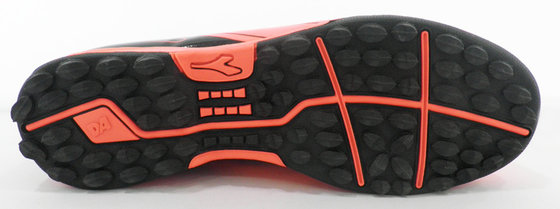 Breathable Messi Soccer Shoes PVC Uppe Rubber Stud Outsole For Men