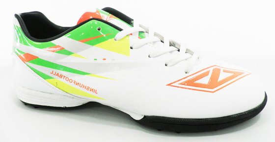 Waterproof  Messi Soccer Shoes PVC Uppe Rubber Stud Outsole For Kids