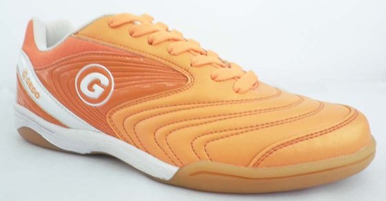 Custom-made Indoor Turf Soccer Shoes , Orange Female Soccer Shoes