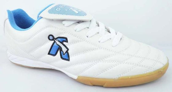 white Customized Indoor Soccer Shoes Comfortable for Firm-Ground