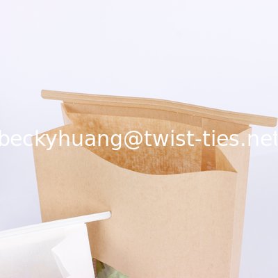 adhesive tin tie for closure bread/coffee bags