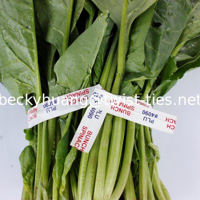 paper/paper vegetable twist tie/ printed logo twist tie