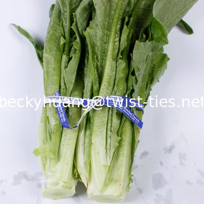 paper/paper vegetable twist tie/ printed logo twist tie