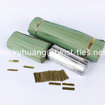 double wire tin tie for closure bread/coffee bags