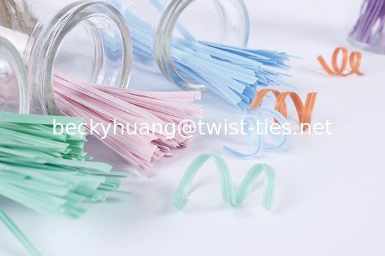 4mm decorative PP twist ties for candy and bread