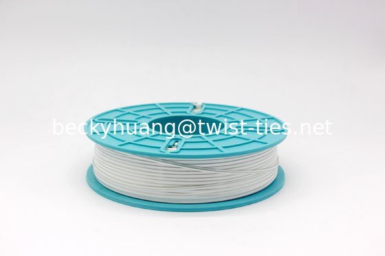 colorful plastic/paper spool twist tie