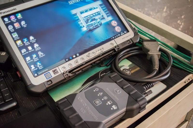 Original Mercedes Benz Xentry Diagnostics VCI KIT3 Multiplexer with One year free online SCN Access Software 2022.03v