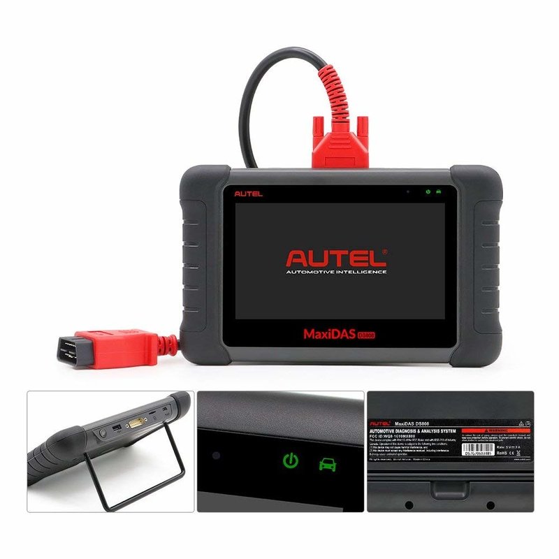Autel MaxiDAS DS808K with Full Connect Kit (Upgraded Version of DS808, DS708) Automotive OE-Level Diagnostic Tool OBD2 S