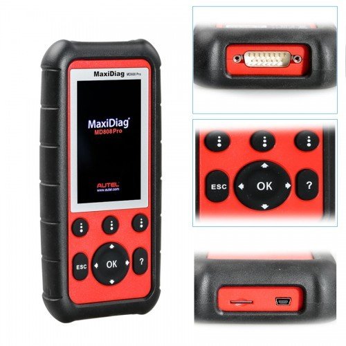 [EU Ship No TAX] Autel MaxiDiag MD808 Pro Modules Scanner Code Reader (MD802 ALL+MaxicheckPro) Update Online Free