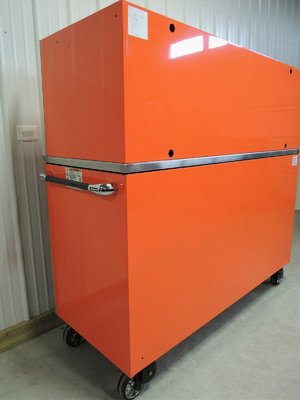 Snap On Orange KRL1023 Tool Box, Stainless Steel Top & Hutch Contat Email:Bolyepotter.devostores@zoho.com