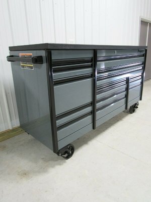 Snap On Storm Grey & Black Trim 84" Epiq Tool Box Toolbox & Armor Edge Top Email:Bolyepotter.devostores@zoho.com
