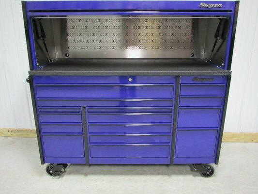 Snap On Purple KMP1163 Tool Box, Armor Edge Top & Hutch Contact Email:Bolyepotter.devostores@zoho.com,