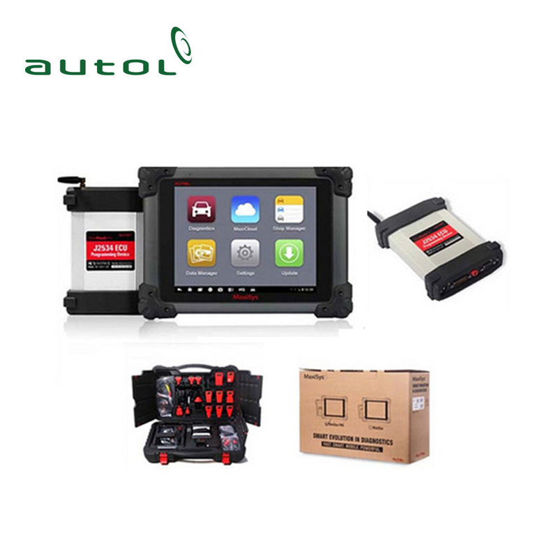 Original AUTEL MaxiSYS Pro MS908P  auto car diagnostic machine Autel Maxisys pro ms908P J2534 interface and ECU coding