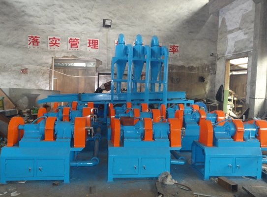 Double Roll Rubber Grinding Machine Powder Pulverizer Unit Environmental