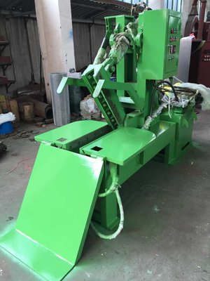 Waste Tire Cutting Machines Rubber Blocks Strips By Two Pcs Blades