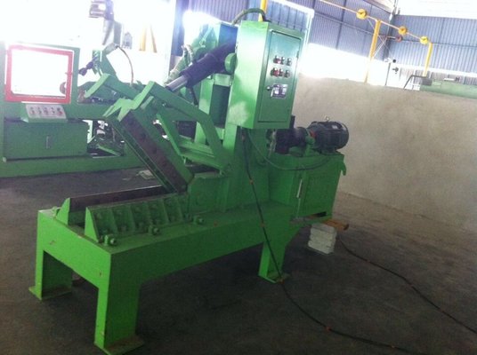 Waste Tire Cutting Machines Rubber Blocks Strips By Two Pcs Blades